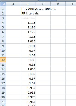 Tachogram | HRVtraining